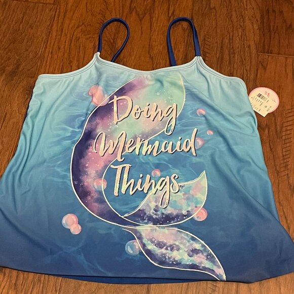 Justice | Swim | Tankini Top From Justice Nwt | Poshmark